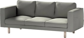 Potah na pohovku IKEA Norsborg 3-místná barva šedá látka pletený vzor