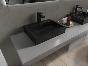 Mexen Ava umývadlo na desku z konglomerátu 1/O 50 x 38 cm, černé - 23015071