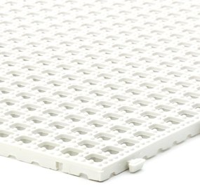 Plastová dlažba Linea Flextile 39,5 x 39,5 x 0,8 cm, bílá