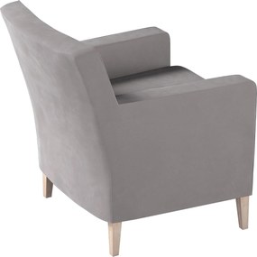 Potah na křeslo IKEA Karlstad barva šedá látka lesklé, sametová