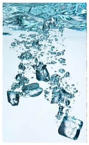 DIMEX | Vliesová fototapeta na zeď Ledové kostky MS-2-0237  | 150 x 250 cm | modrá