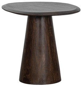 Konferenční stolek ruster 60 x 53 cm hnědý MUZZA