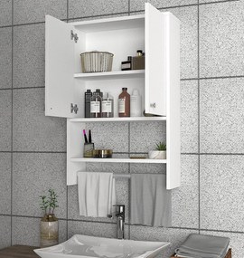 Casarredo - Komfort nábytek Závěsná skříňka do koupelny HIRDI bílá