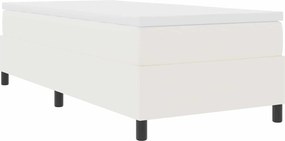 Rám platformy Krémová 80 x 200 cm Žebrovaná látka 3337379
