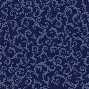 Zátěžový koberec Mozart 079 - modrý - 4m