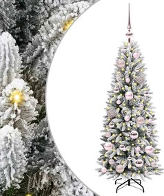 Umělý vánoční stromeček Bílá 120 cm PVC, plast, ocel a PE 3396023