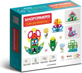 MAGFORMERS Magnetická stavebnice Třpytivá zahrada / 27 dílků