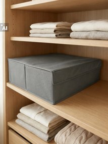 Sinsay - Skládací úložný box s rukojetí a víkem - šedá