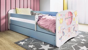 XXXLutz POSTEL PRO DĚTI A MLÁDEŽ 80/160 cm, modrá, bílá MID.YOU - Dětské pokoje sestavy - 00214200021W