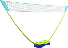 Badmintonový set 2 v 1 SPORTNOW s nastavitelnou sítí na badminton a volejbal, včetně přenosné tašky pro vnitřní i venkovní aktivity | Aosom.de