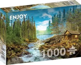ENJOY Puzzle Srub u peřejí / 1000 dílků / od 14 let