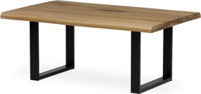 Konferenční stolek KS-F110U DUB, masiv, dub (110 x 70) cm