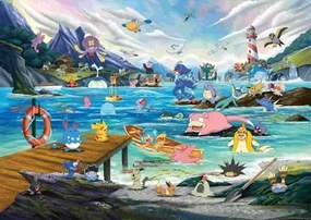 RAVENSBURGER Puzzle Pokémon Breakout 3 / 1000 dílků / od 14 let