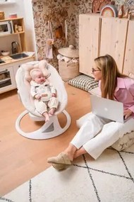 MoMi PEARL Elektrické houpátko šedé