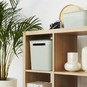 Rotho Úložný box s madly BRISEN 18l, 29x29x29cm, bílý