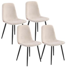 Set čtyř jídelních židlí KDC188W01 (4 ks)