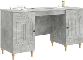 Stůl Betonově šedá 142,5 x 50 x 75 cm Kompozitní dřevo 3414579