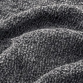 Bielastické potahy VITTORIA šedá taburet (40 x 40 x 40 cm)