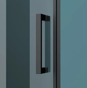 design černé sprchové dveře TERAMO 61 - BLACK 75-90cm