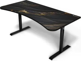 AROZZI ARENA Gaming Desk Black Gold / Herní stůl / D:160cm / Š:82cm /