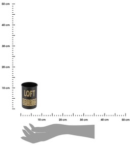 Koupelnový pohár Mekong, černá, 400 ml