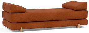 INNOVATION - Rozkládací sedačka SIGMUND DRIP s dřevěnou podnoží