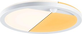 P 94706 LED venkovní panel Smart Home Zigbee Lamina Backlight pohybové čidlo neláká hmyz IP44 kruhové 280mm CCT 14W 230V bílá umělá hmota - PAULMANN