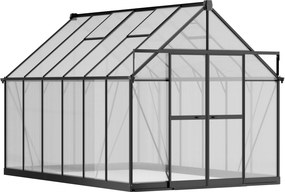 Skleník 240 x 244 x 371 cm, zesílená konstrukce, polykarbonát 6 mm