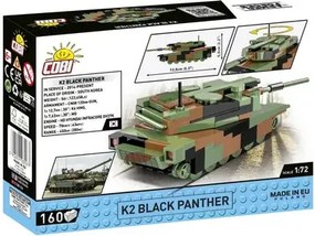 COBI 3107 Armed Forces K2 Black Panther / 160 kostek / 1:72 / od 6 let