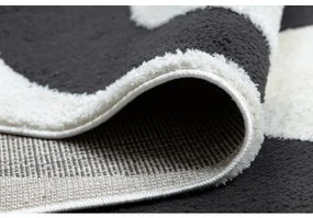 Moderní koberec MODE 8531 abstrakce krémová / černá velikost 140x190 cm | krásné koberce cz
