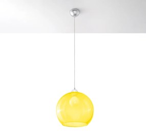 BALL Závěsné světlo, žlutá  SL.0252 - Sollux