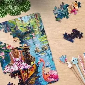 RAVENSBURGER Puzzle se stojánkem Spolu na cestách / 3x100 dílků / od 1