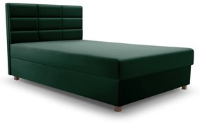 Jednolůžková postel 120 cm Picasso II (tmavě zelená) (s úl. prostorem a matrací). 1071510