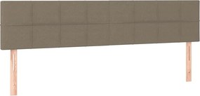 Box spring postel s matrací taupe 120x190 cm textil 3270408