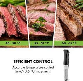 Klarstein Quickstick, sous vide vařič, 20 l, termostat, cirkulační čerpadlo, nerezová ocel