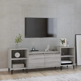 Tv Skříňka 160 X 35 X 55 Cm Kompozitní Dřevo Šedá sonoma