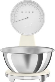 Krémová plastová digitální kuchyňská váha – SMEG