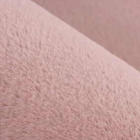 Koberec Topia Uni pudrově-růžový