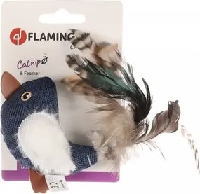 Flamingo Jeany Hračka pro kočky Ptáček 8.5cm