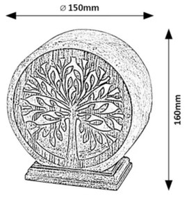 Rabalux 76009 - Stolní lampa IGDRASIL 1xE14/15W/230V
