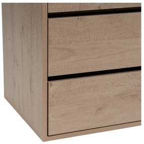 Otevřená modulární skříň v dekoru dubu v přírodní barvě 80x180x45 cm Modular – Casa Selección