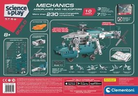 Clementoni SciencePlay Mechanics: Nová letadla a vrtulníky / Jazyková