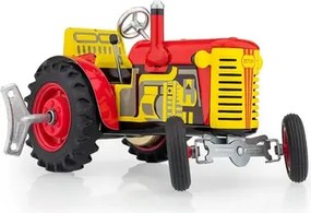 KOVAP Traktor Zetor červený / Na klíček / Kov / 1:25 / od 3 let