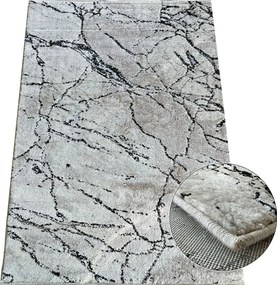 BE Koberec Opera 8090 GREY - šedý obdélníkový Rozměr: 60x100 cm
