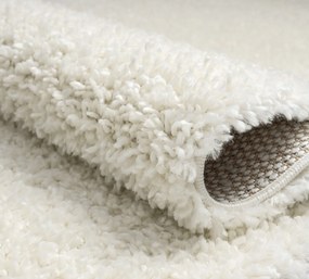 My Flair, Běhoun My Shaggy creme, 80x300, bílá, chodba / předsíň