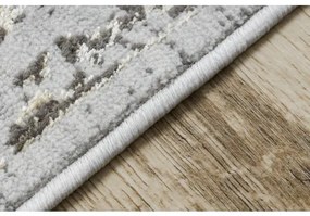 koberec LIRA E1468 Růžice, strukturální, moderní, glamour šedá / zl velikost 200x290 cm | krásné koberce cz