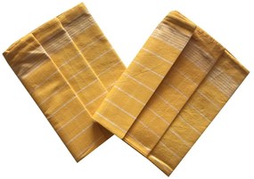 Svitap Utěrka Pozitiv Egyptská bavlna 50x70 cm žlutá/bílá 3 ks