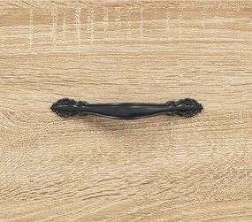vidaXL Skříň highboard 69,5 x 34 x 180 cm kompozitní dřevo [3199844] Barva: Černá