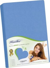 Bellatex Prostěradlo jersey modrá rozměr 90x200 cm