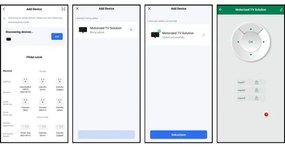 MK FLORIA MKF-20DM444 - Chytrý stropní držák pro TV 55" černá Wi-Fi TUYA + DO
